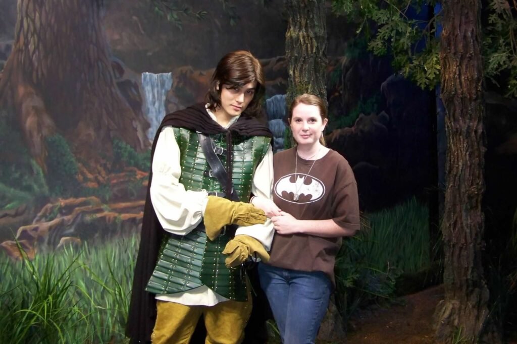 sarah and prince caspian at the narnia attraction