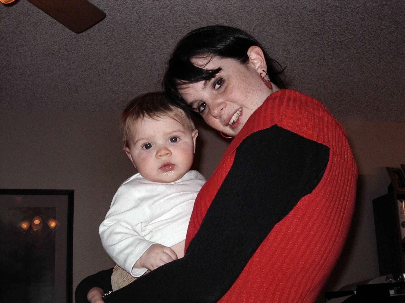 sarah and zane, christmas 2004