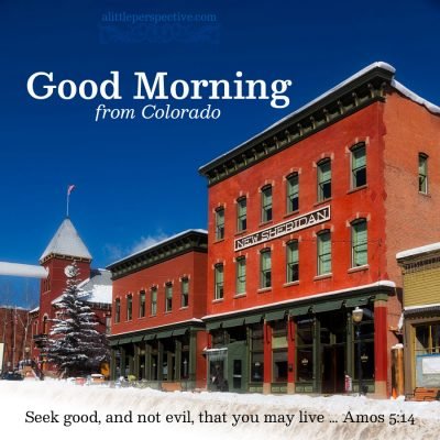 good morning from colorado galleries