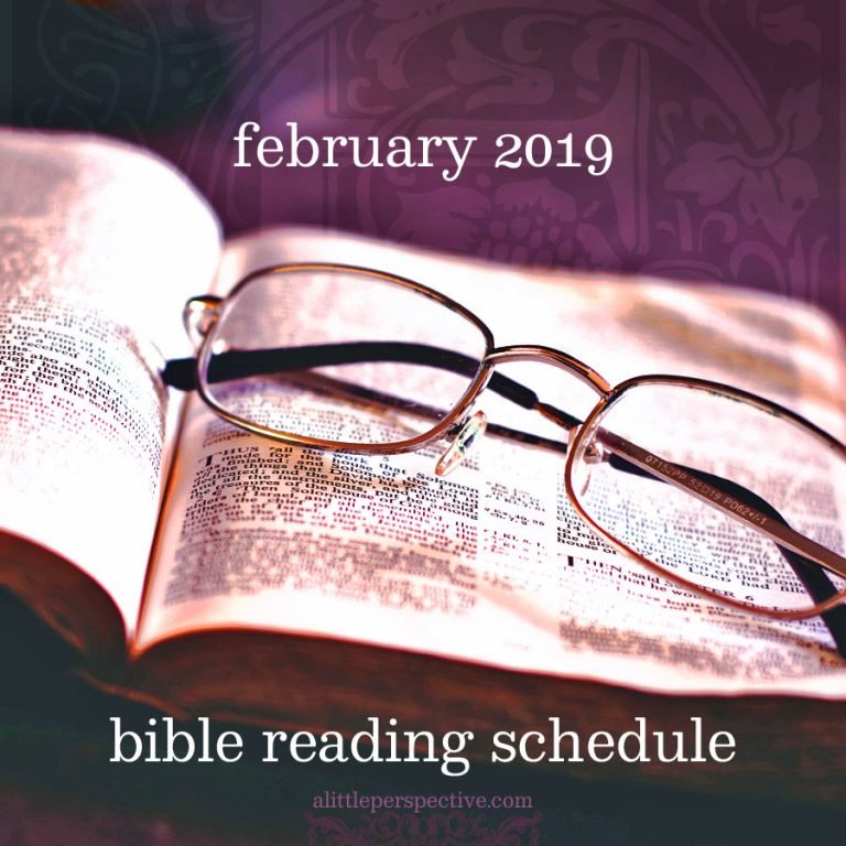 february 2019 bible reading schedule
