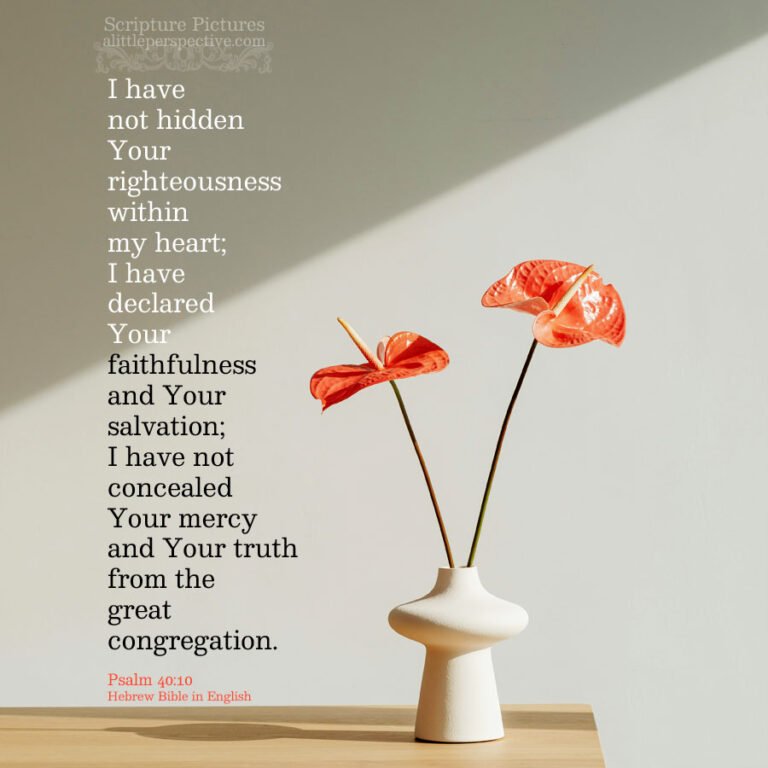 Psalm 40 Chiastic Structure